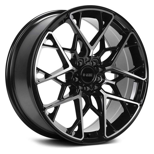 NS Series NS1807 Wheels 16x7 (35, 5x100, 73.1) Black Rims Set of 4 | eBay