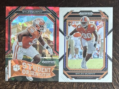 MYLES MURPHY 2023 PRIZM Draft Picks #172 +RED ICE Student Orientation ...