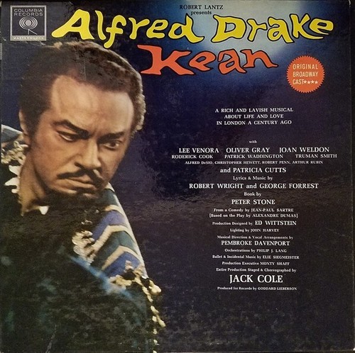Alfred Drake - Kean Vinyl 1961 Columbia 1st Pressing Promo Copy MONO ...