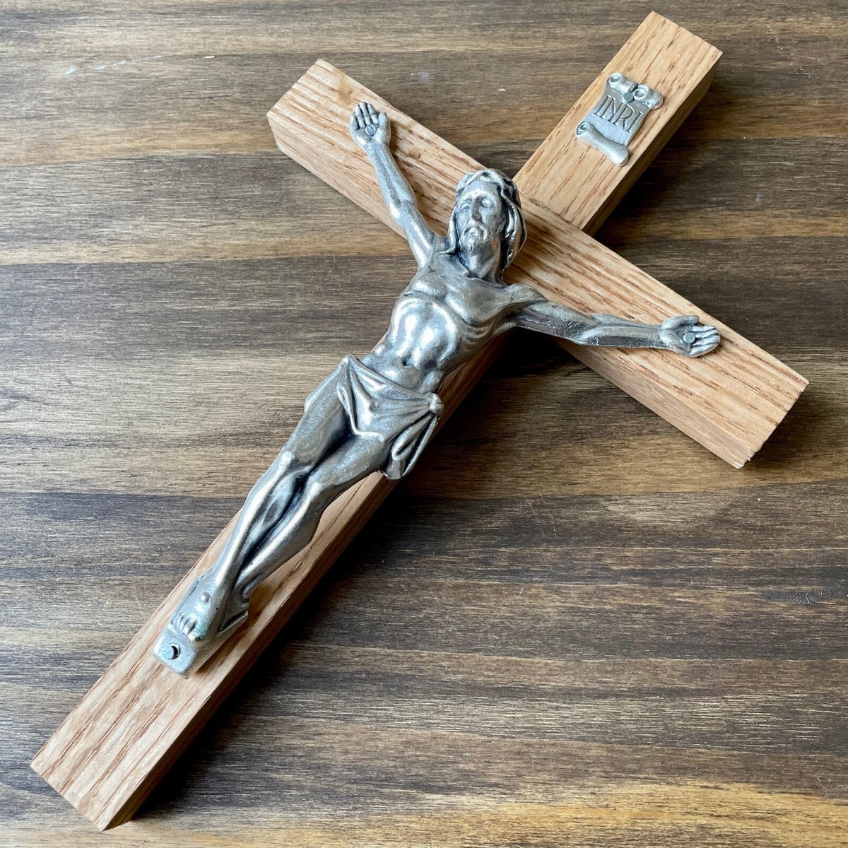 Traditional Wooden Cross Tattoo