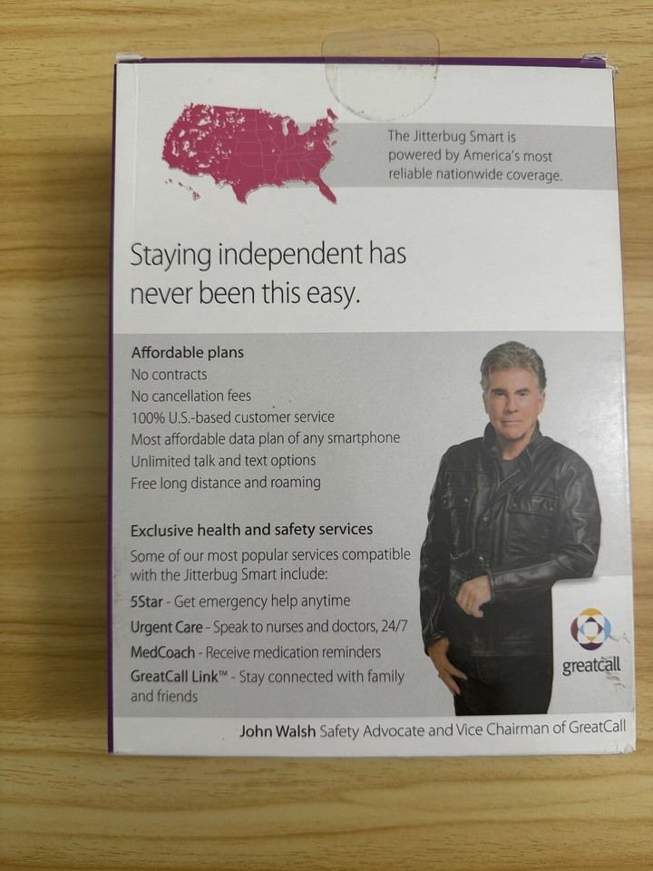 Jitterbug Smart 5.5" Smartphone For Seniors - Brand New | eBay