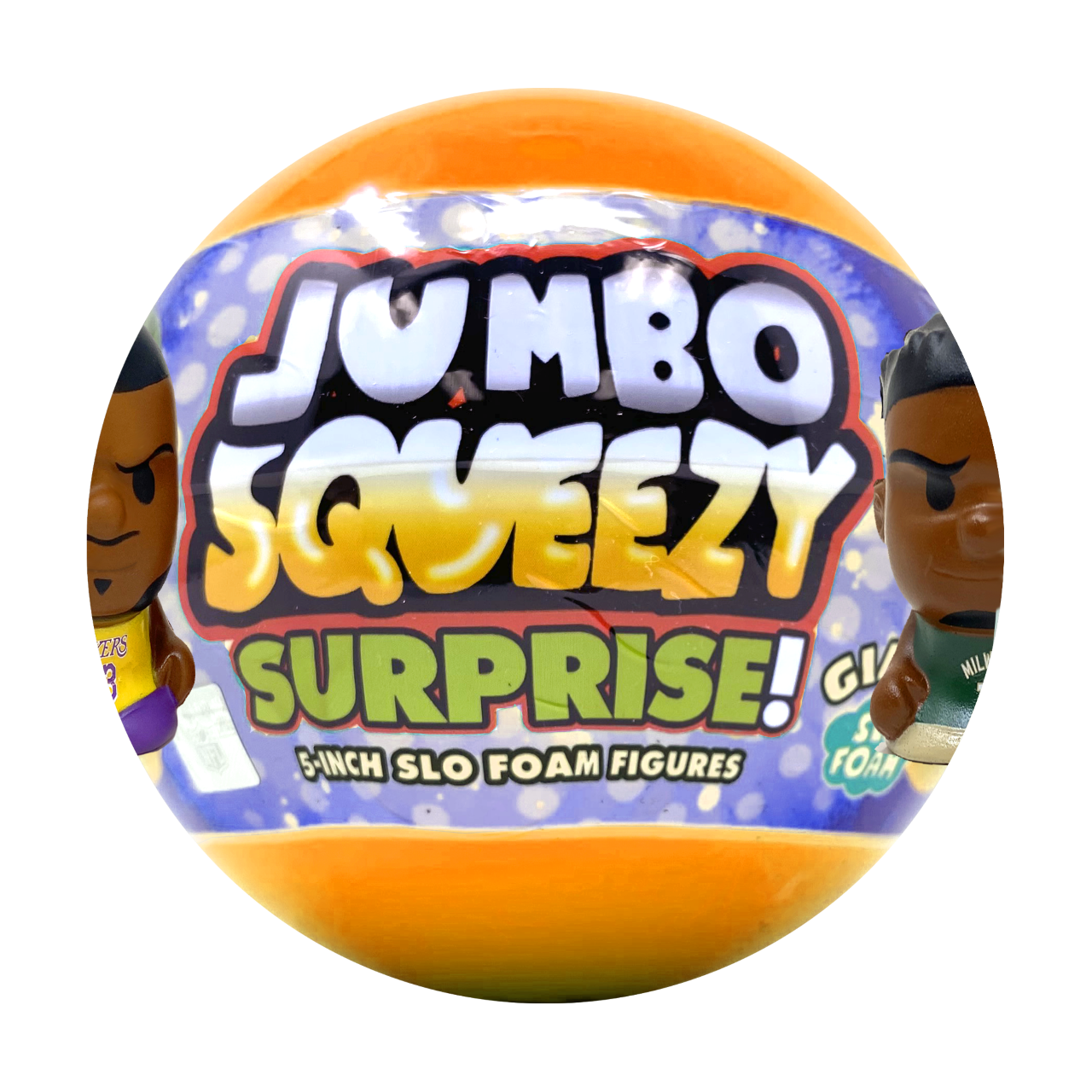 1 NBA JUMBO SQUEEZY MATE CAPSULE BLIND PACK FACTORY SEALED 5" SLOW ...