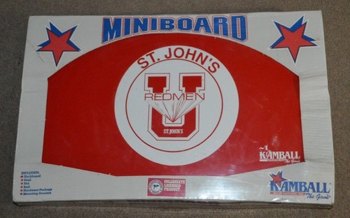 NEW Vtg St John's University Redmen Basketball Backboard & Hoop The ...