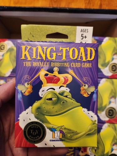 2008 Gamewright King Toad The Royally Ribbiting Card Game 22 Pack Lot ...