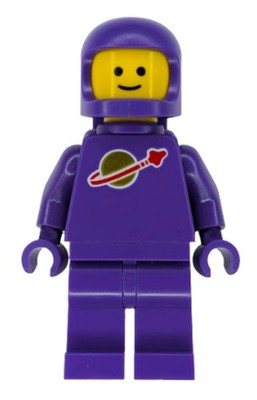 LEGO Spaceman Dark Purple I Lila Astronaut I Classic Space Minifigure ...