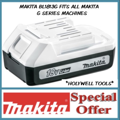 Makita BL1815G 18v 18 v volt G-Series Li-Ion 1.5Ah Battery **Replaces ...