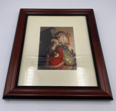 NC Wyeth Old Kris Santa Claus Framed Art Print | eBay