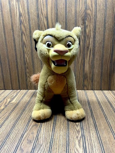 Vintage Disney Lion King Simba Disneyland 14” Plush Body Rubber Vinyl ...