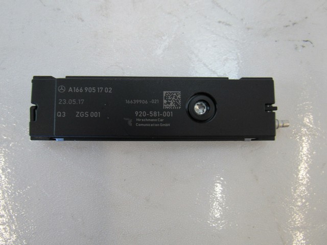 MERCEDES C217 S550 S63 Module Radio Antenna Amplifier 1669051702 for ...