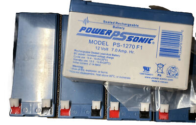 New Power-Sonic PS-1270 - POWER-SONIC 12V 7AH SLA BATTERY 609408318030 ...