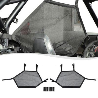 Window Roll Cage Net Mesh Protector Anti-UV Cover For Polaris RZR PRO ...