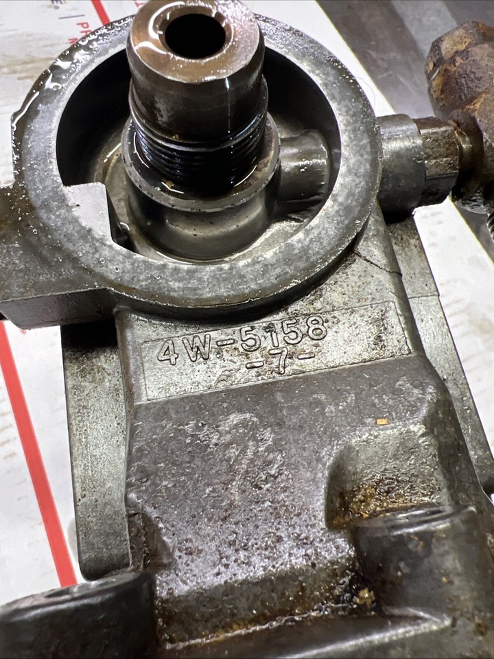 Caterpillar 3116 fuel filter housing 4W-5158 | eBay