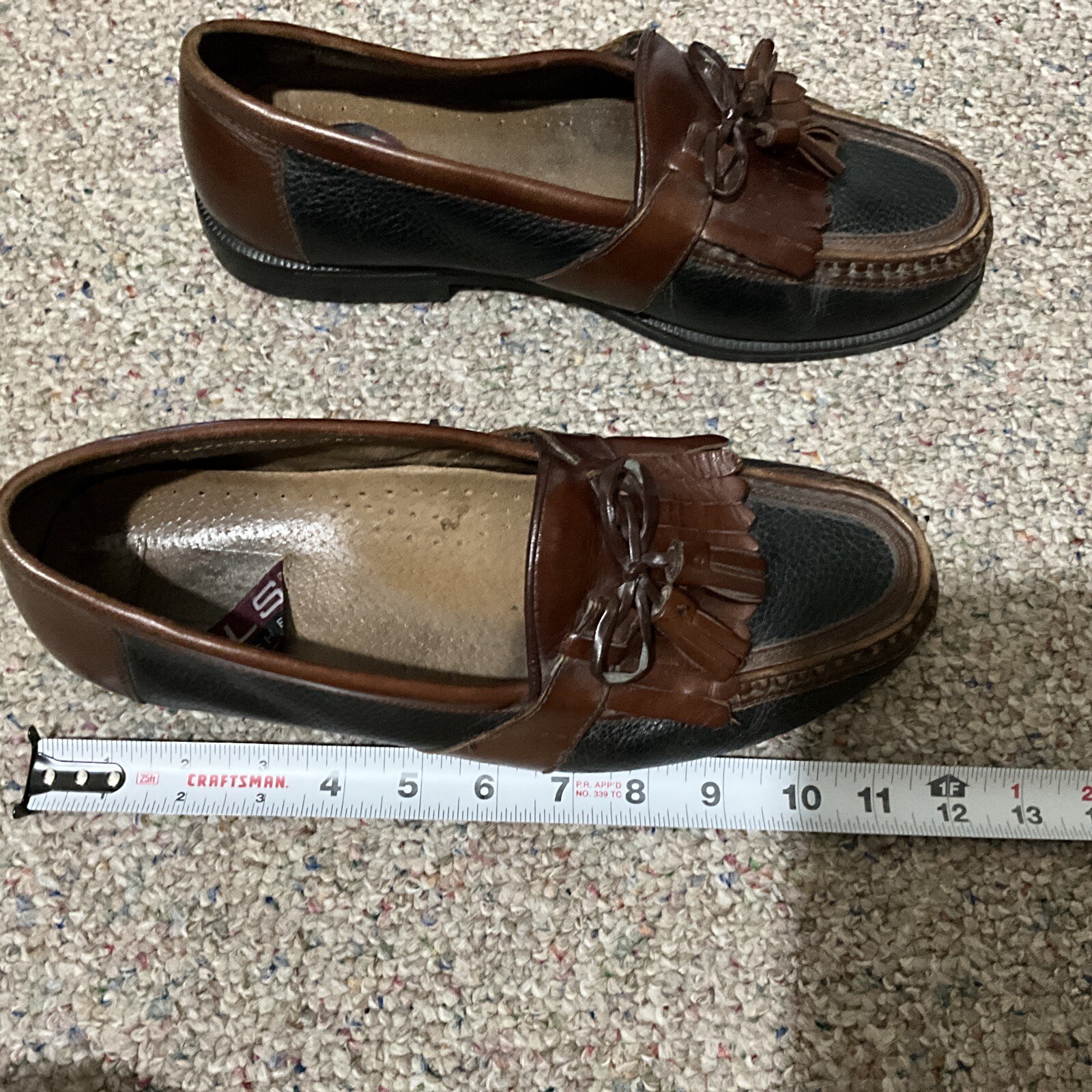 FLS Florsheim Two Tone 30034 Pisa Moc Toe Tassel Loa… - Gem