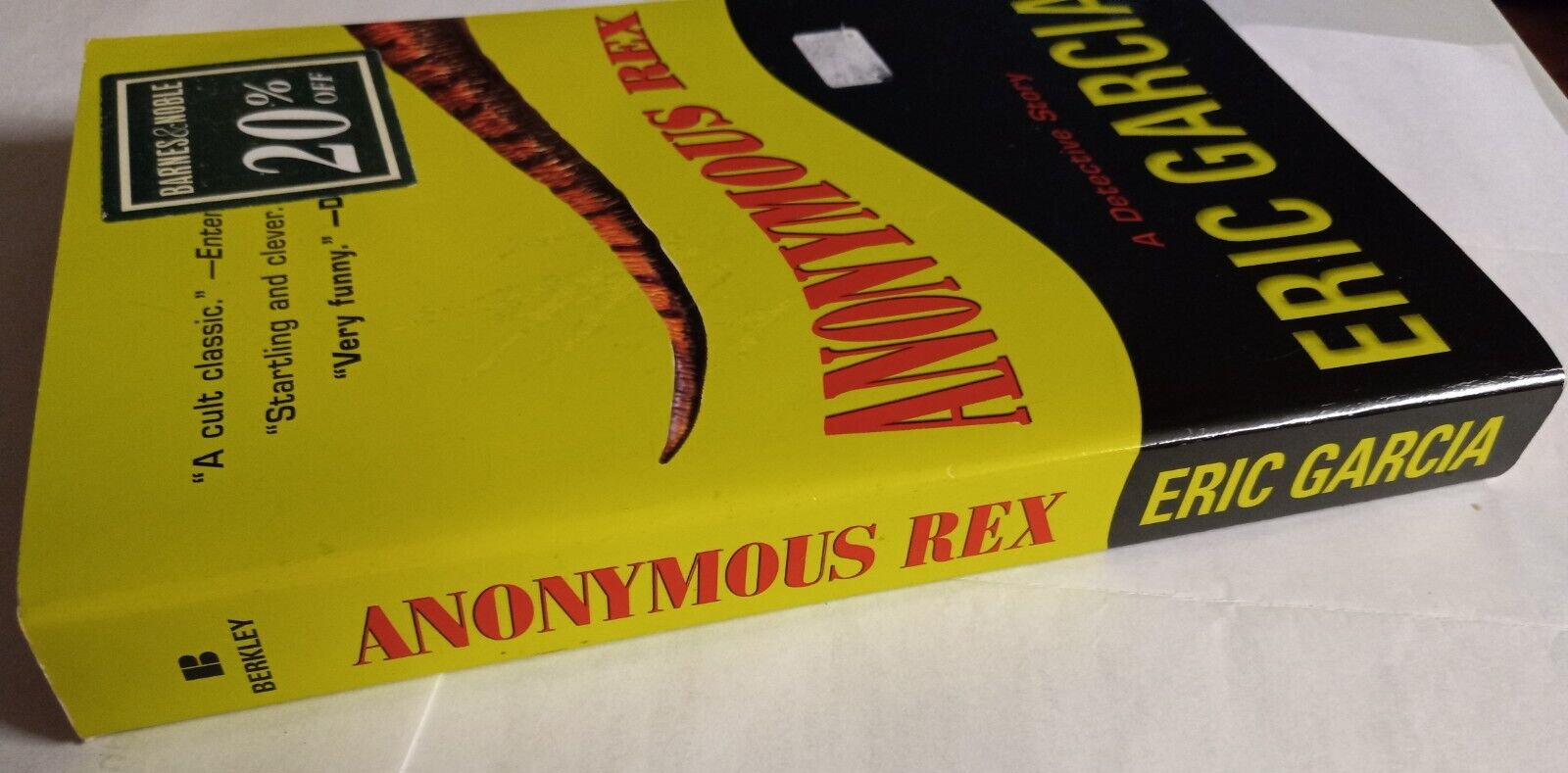Anonymous Rex by Eric Garcia (2001, Uk-B Format Paperback) for sale ...