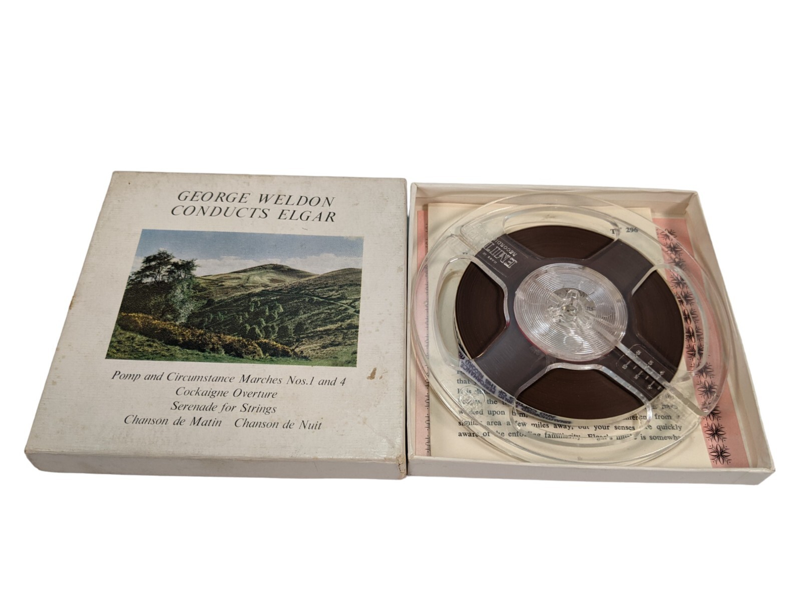 George Weldon Conducts Elgar A- Emballé Reel To Reel Bande Original ...