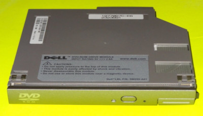 Genuine Dell Latitude D610 D600 DVD Rom Drive 5W299-A01 with Dell Case ...