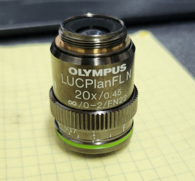 Olympus LUCPlanFL N 20x/0.45 UIS2 Collar FN22 Microscope Objective | eBay