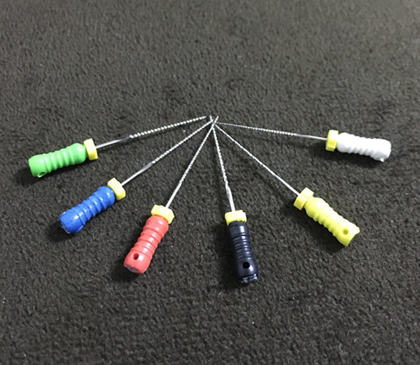 10 Packs Dental K-Files 25mm #15-40 Stainless Steel Endo Root Canal ...