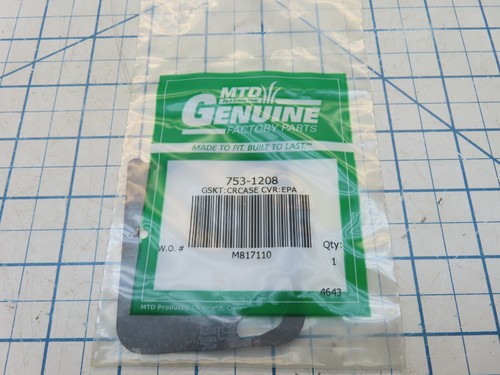 MTD Cub 753-1208 Crankcase Cover Gasket Factory Sealed | eBay
