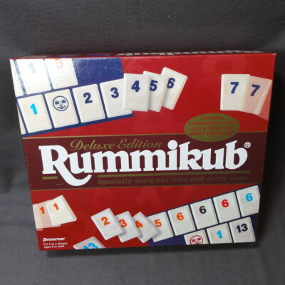 Rummikub Deluxe Edition 1997 COMPLETE Game Tournament Rules Original ...