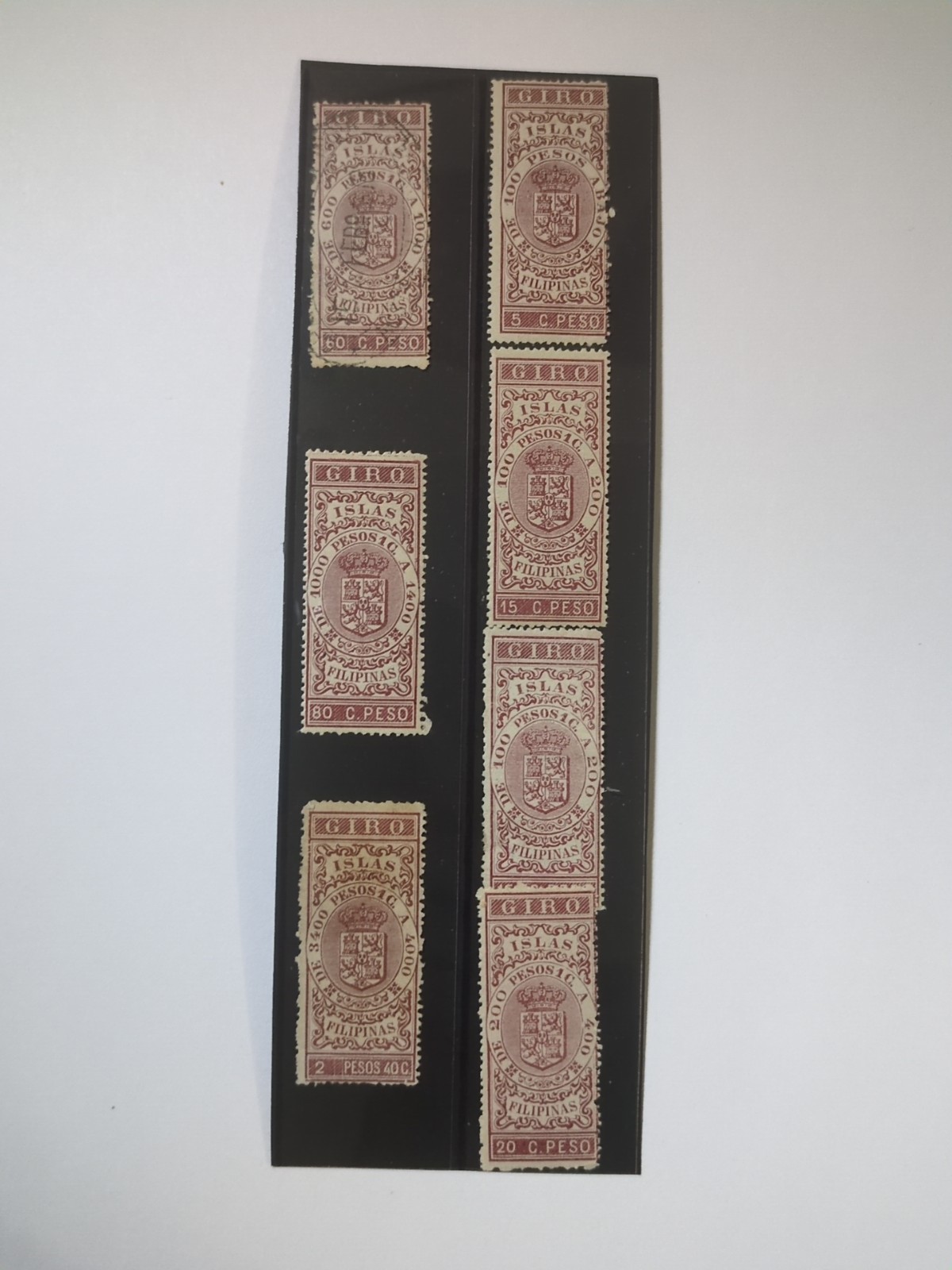 Spanish Philippines Revenue Stamp 1897 GIRO | eBay