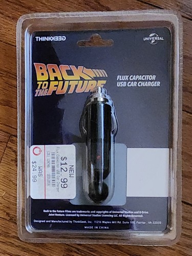 Back To The Future Flux Capacitor USB Car Charger by ThinkGeek New ...