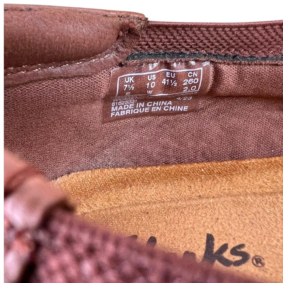 CLARKS Meadow Rae Knot-Trim Comfort Ballerina Flats Slip-On in Brown ...