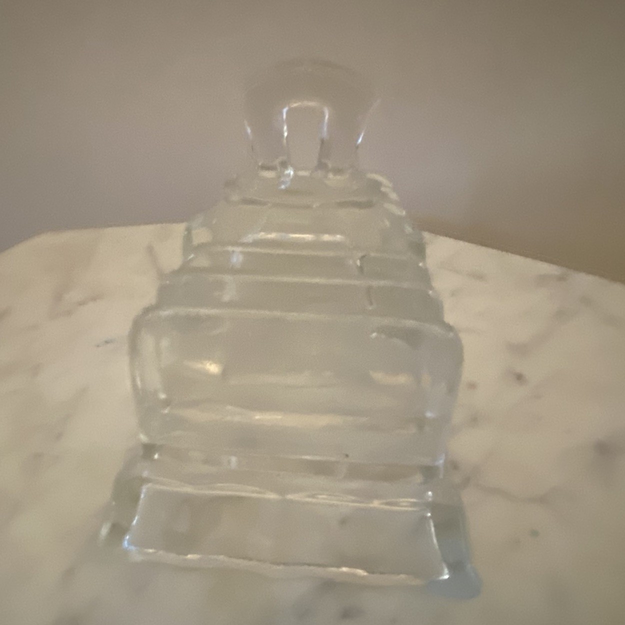 Vintage Toast Rack Server Art Deco Glass Separator 6 Slice 1930s Rare ...