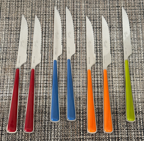Fiesta Ware Merengue 7 Steak Knives Fiestaware | eBay