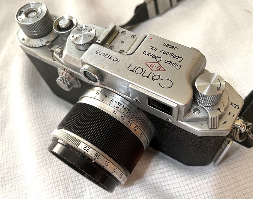 Canon IIF EP 2F 35mm Rangefinder Camera W/50mm F1.8 Canon Lens REPAIR ...