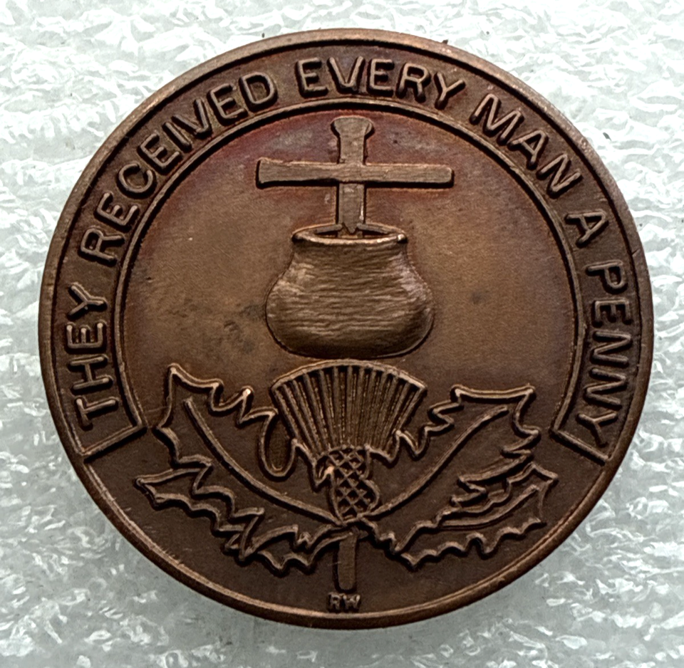 Scotland Masonic Token - Lodge Caledonian of Uganda No. 1389 - Scottish ...