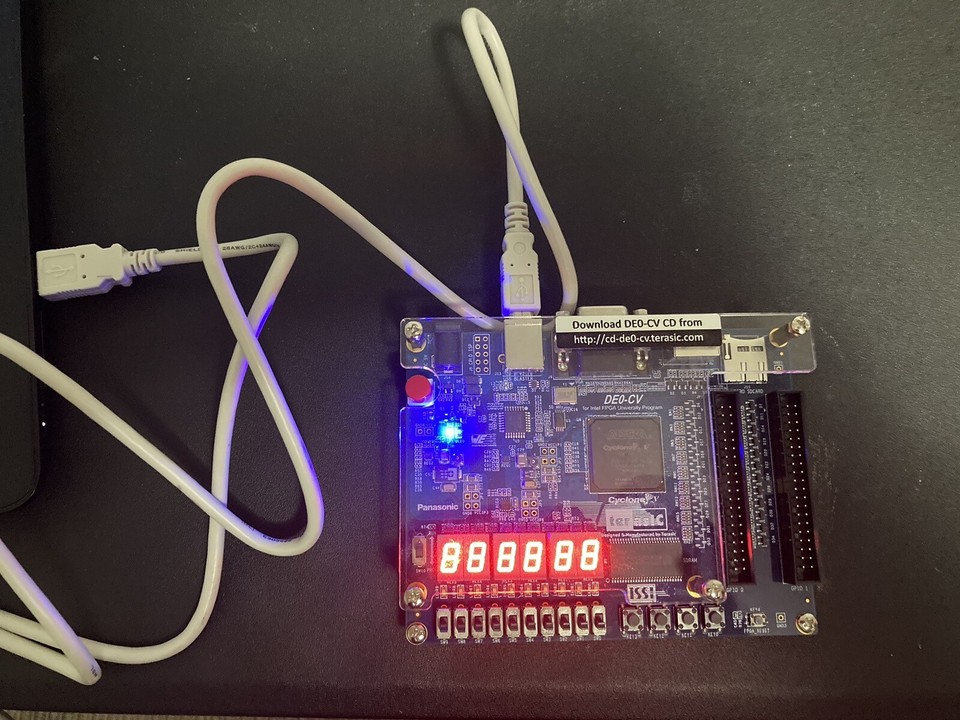 Terasic DE0-CV FPGA Development Board System with Altera Cyclone V Used | eBay