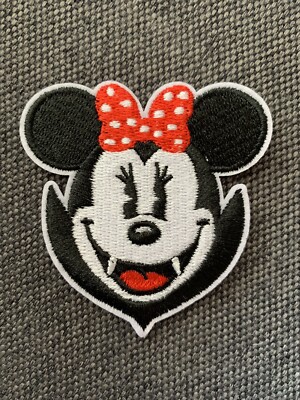 Minnie Mouse - Halloween Vampire - Iron On Patch—-BRAND NEW!! | eBay