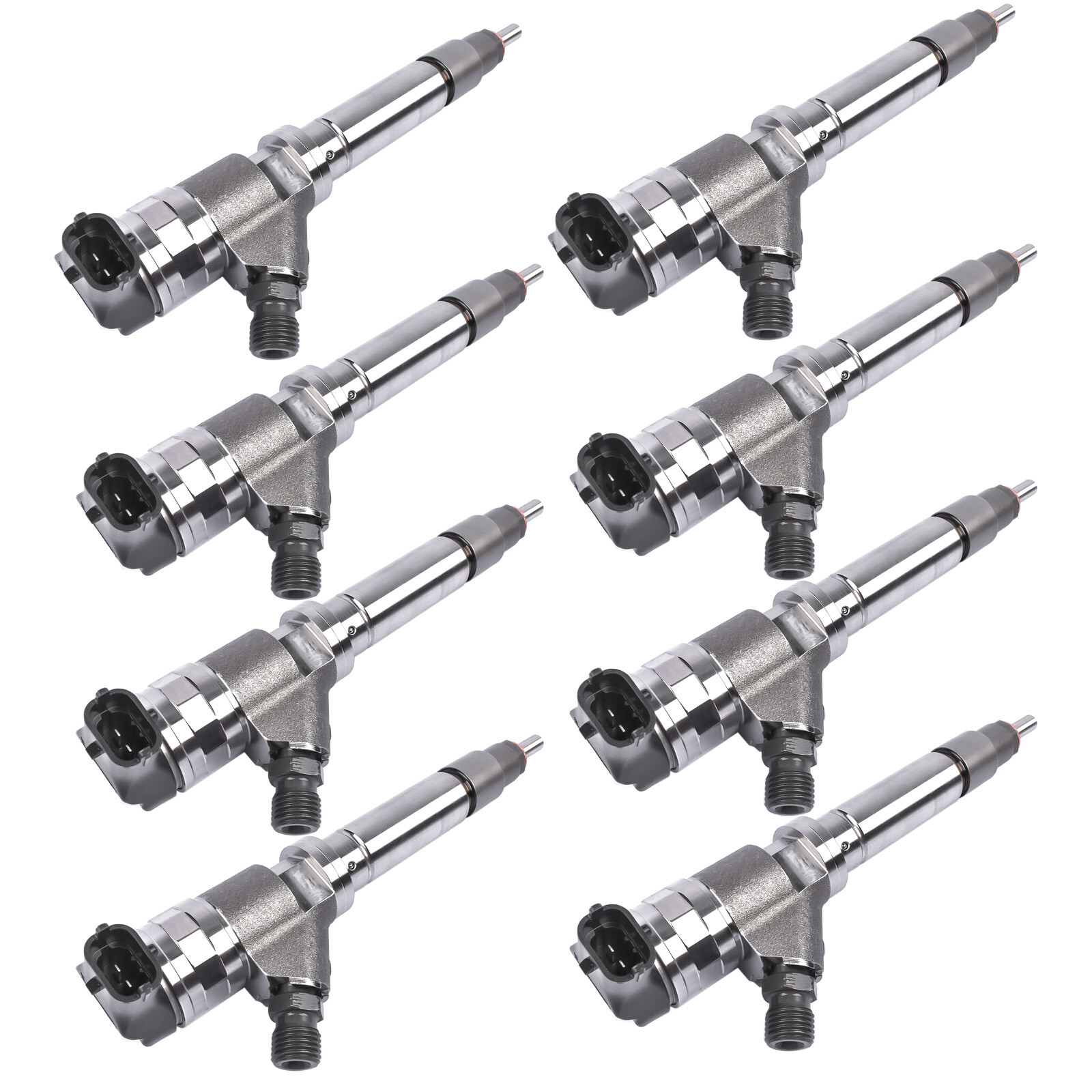 Set of 8 Diesel Fuel Injectors for 2007-2010 6.6L LMM Chevy GMC Sierra ...