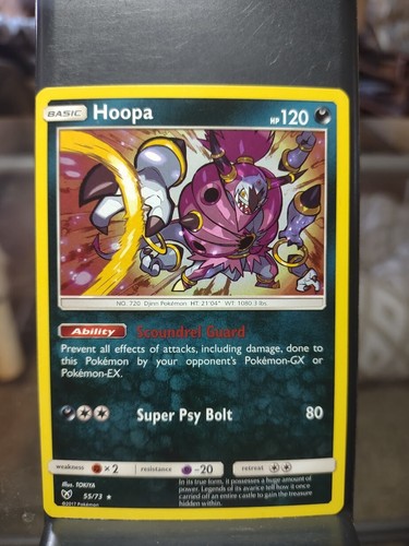 Hoopa 55/73 Holo Rare 2017 Pokemon Card Shining Legends NM-Mint! | eBay