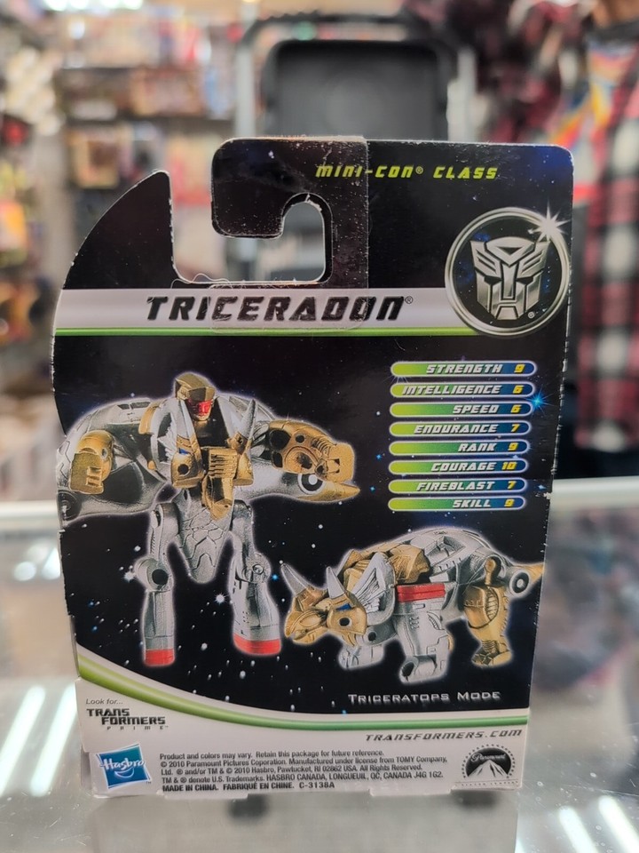 Transformers TRICERADON Dark of the Moon Mini-Con Class Autobot 2010 ...