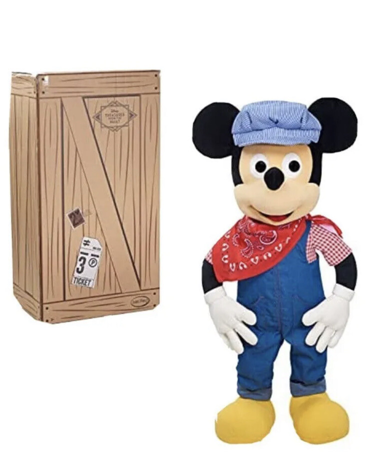 Large 36" Treasures Of The Disney Vault Engineer Mickey Plush New in ...