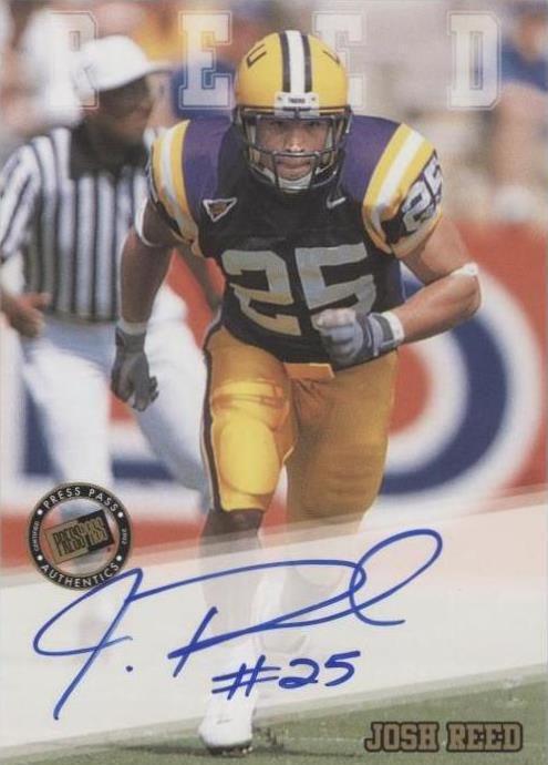 2002 Press Pass - Autographs Josh Reed (AU, RC) for sale online | eBay