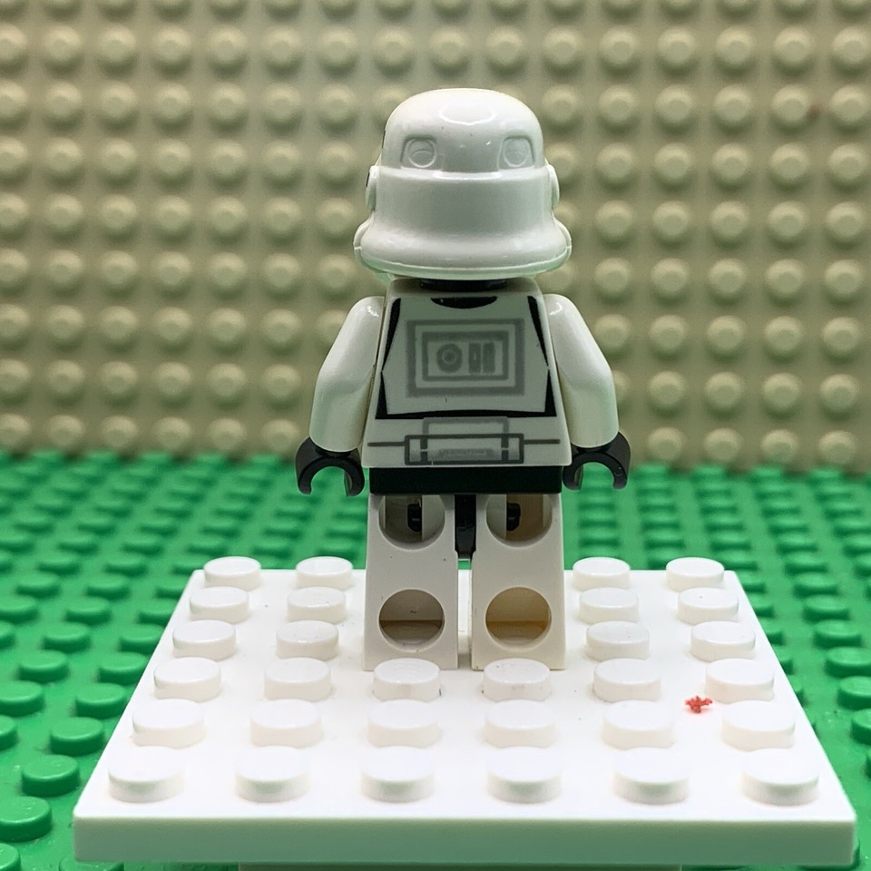 LEGO Star Wars Stormtrooper Minifigure (7659) sw0036b Black Head | eBay