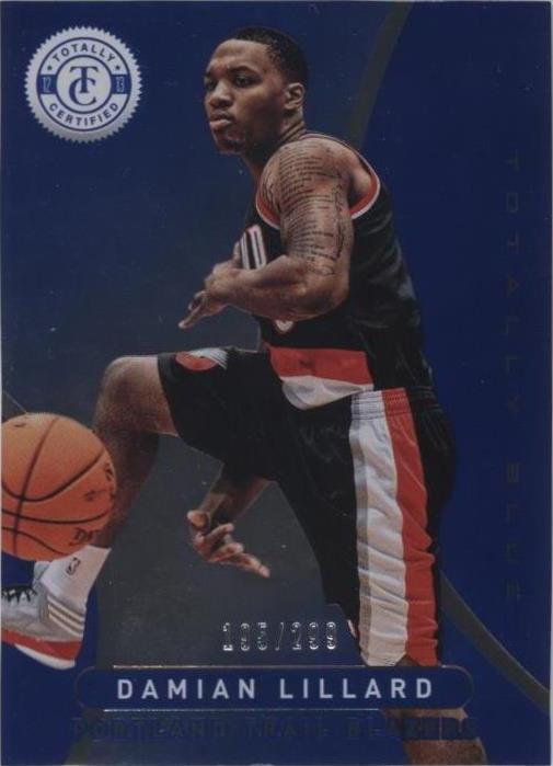 2012-13 Totally Certified - Damian Lillard #70 Totally Blue /299 (RC ...