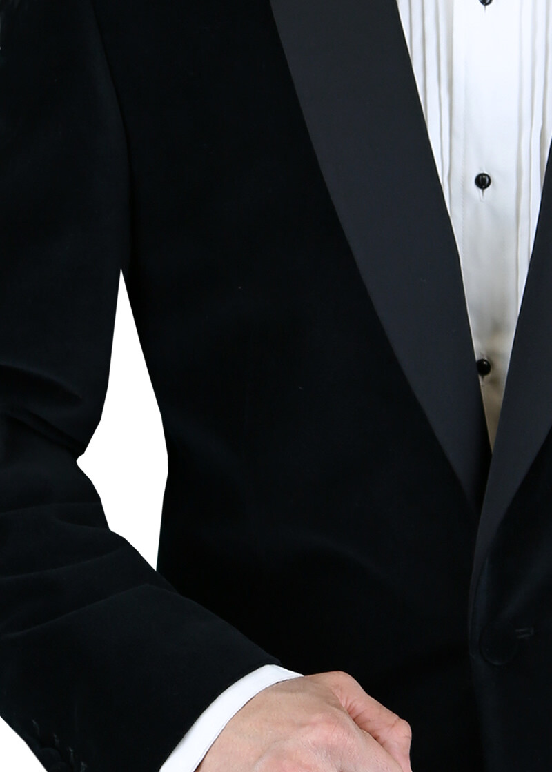 DTI BB Signature Mens One Button Shawl Lapel Velvet Tuxedo | eBay