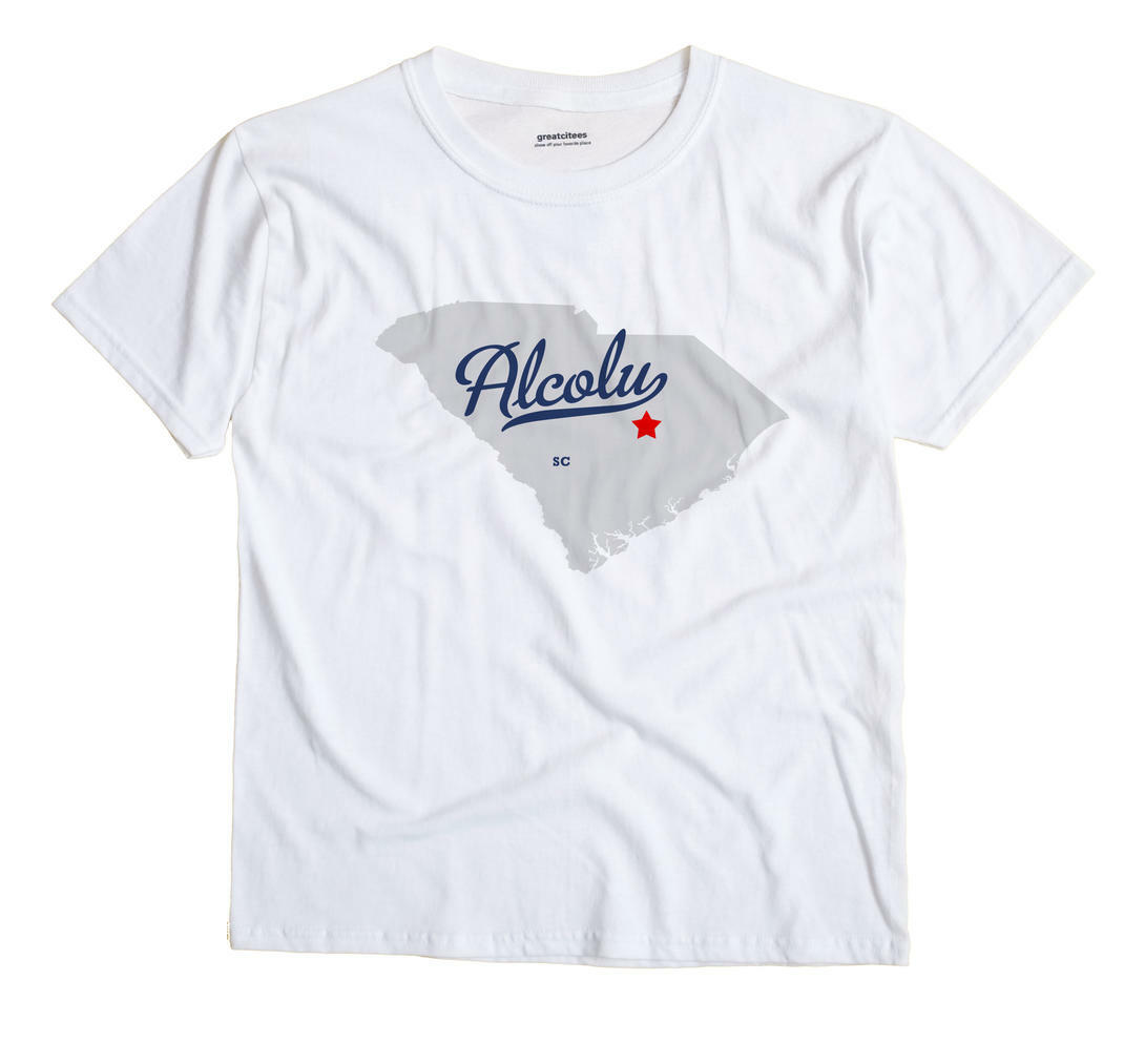 Alcolu South Carolina SC T-Shirt MAP | eBay