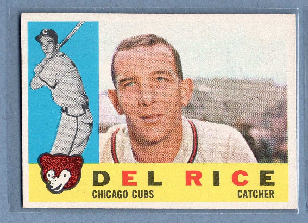 1960 Topps #248 Del Rice EX-MT GO252 | eBay