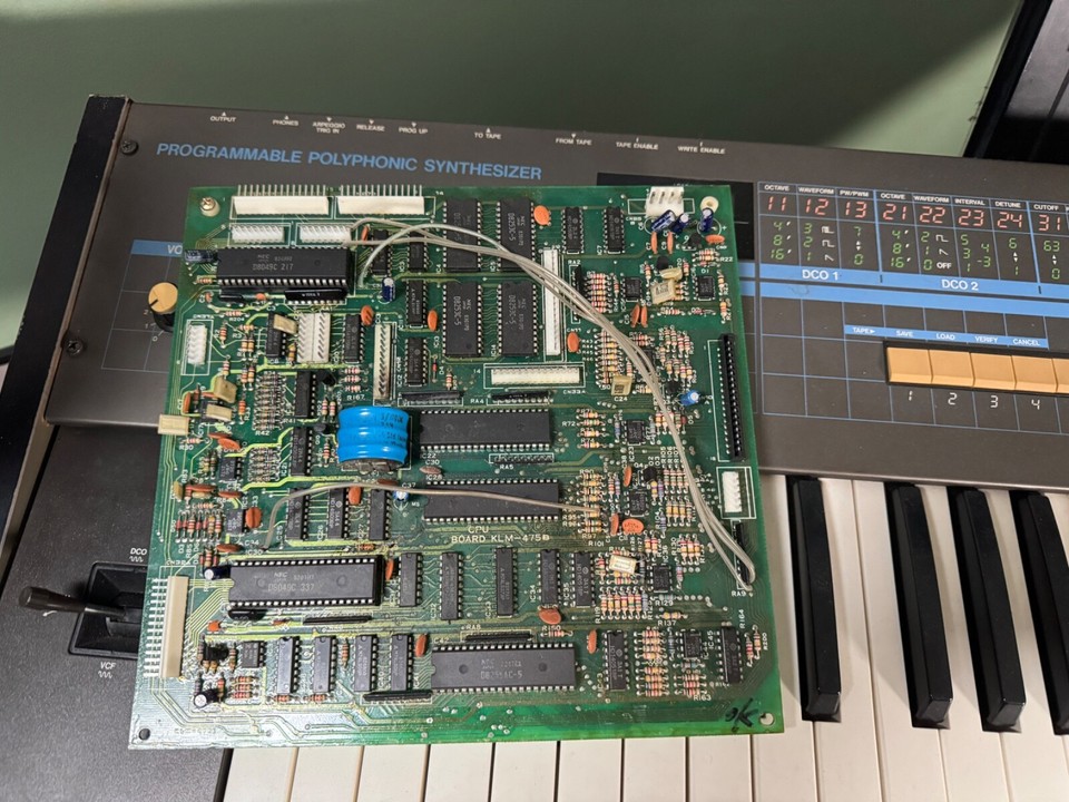 KORG Poly 61 Vintage Analog Polyphonic Synthesizer Synth Keyboard Parts ...