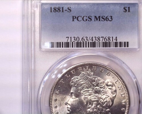 1881-S PCGS MS63 Morgan Silver Dollar, * Very Nice* | eBay