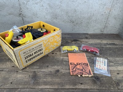 Vintage Eldon Slot Car Set Antique | eBay