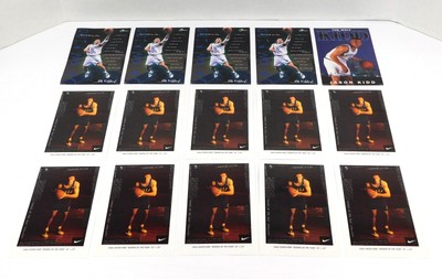 Lot of (15) 1990's Jason Kidd 4x6 Mini Promo Posters Mavericks Costacos ...