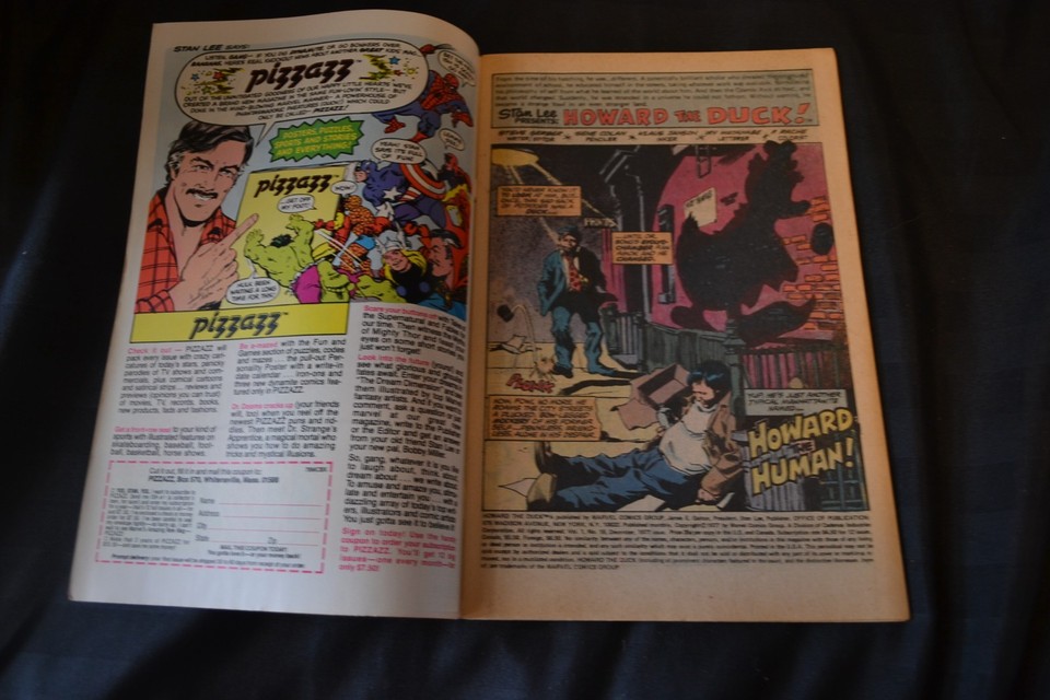Marvel Comic Howard The Duck Issue 19 December 1977 Howard is Human ...