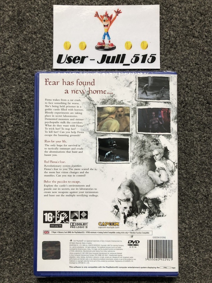 Playstation 2 Game: Haunting Ground (Superb Sealed Condition) UK PAL ...