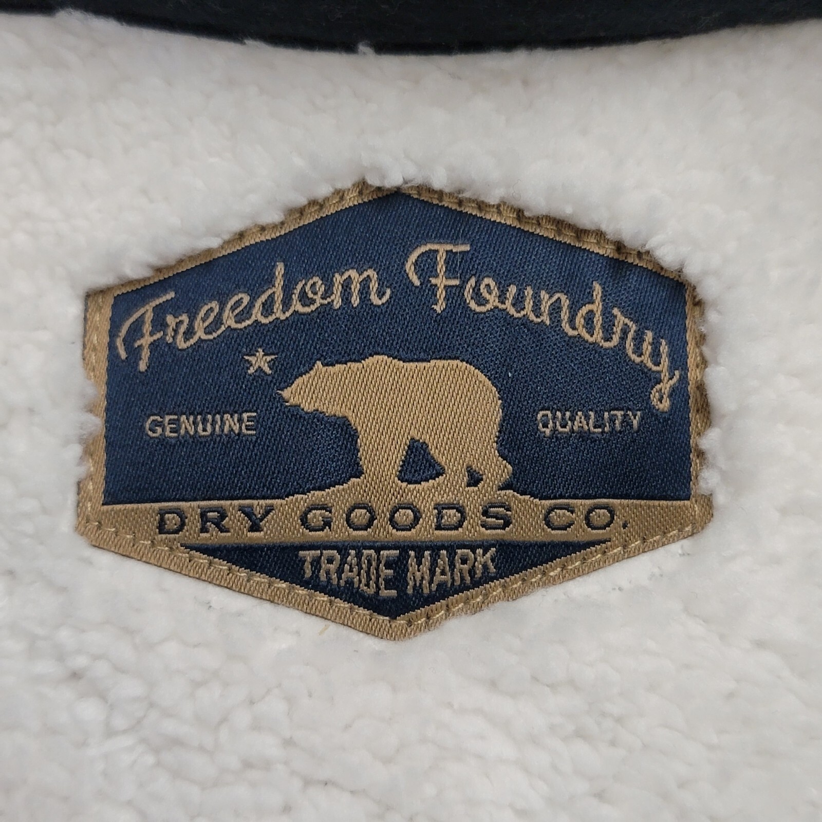 Freedom Foundry Mens Sherpa Fleece Button Up Shacket Jacket Size XL ...